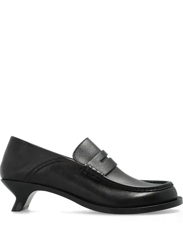Loewe Leather Low Heel Slip-on Pumps