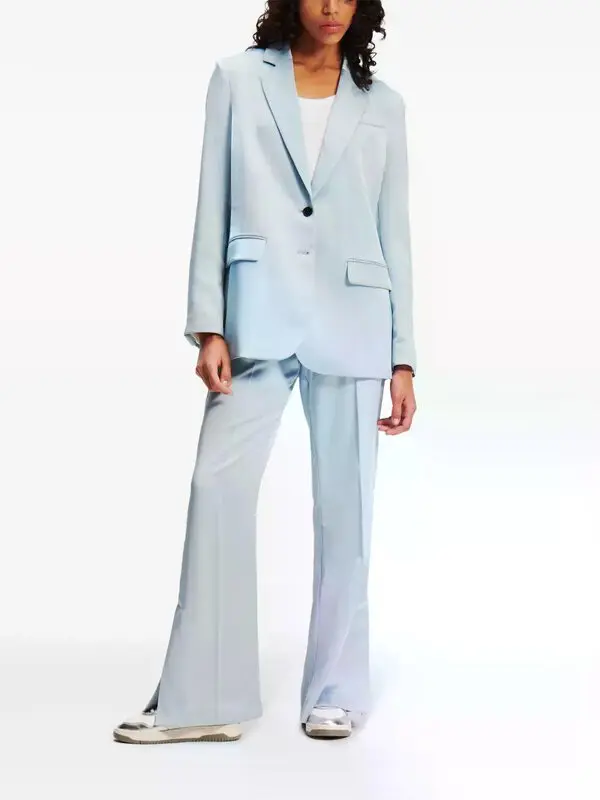 Karl Lagerfeld Single-breasted Satin Blazer