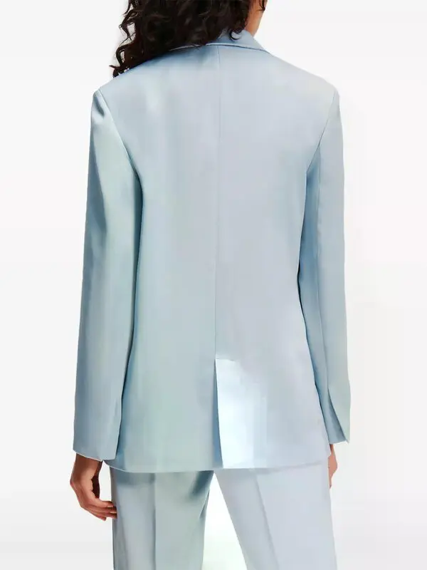 Karl Lagerfeld Single-breasted Satin Blazer