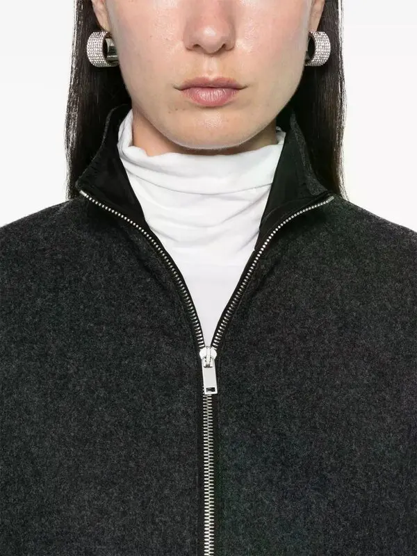 JIL SANDER Virgin Wool Midi Dress
