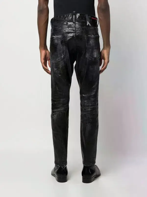 Dsquared2 Coated Finish Slim-fit Jeans
