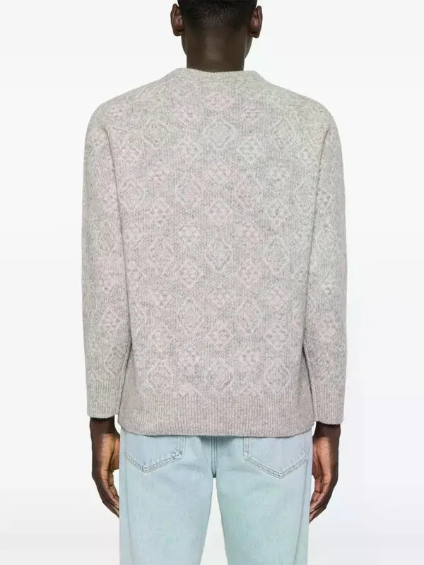Brunello Cucinelli Brushed Intarsia-knit Jumper