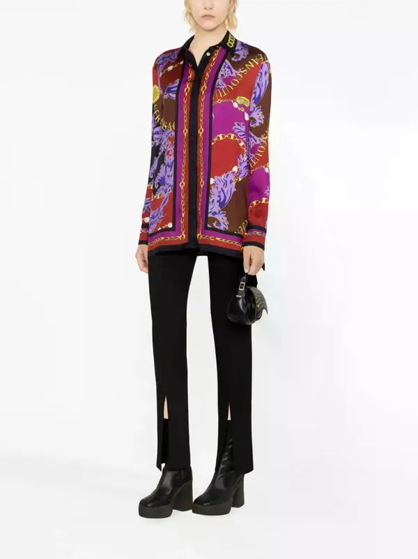 Versace Chain Print Shirt