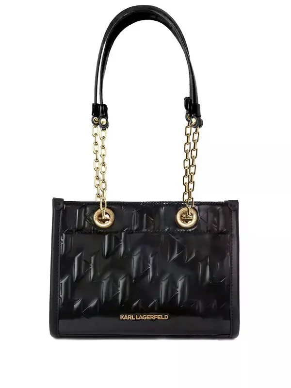Karl Lagerfeld K/skuare Embossed Tote Bag - Black