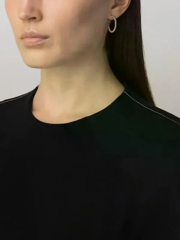 PRAGNELL 18kt White Gold Bohemia Hoop Earrings - Silver