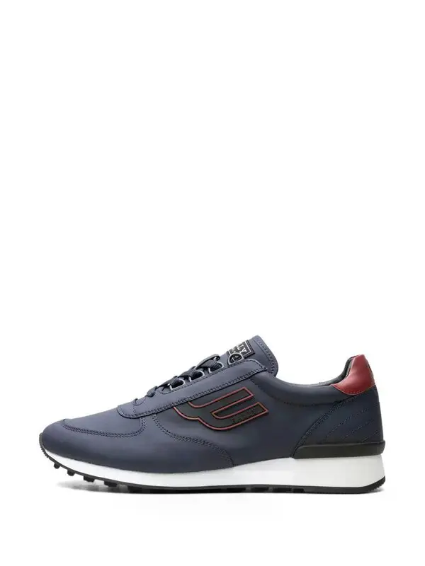 Bally Galaxy Navy/red Calf Leather Lace-up Sneakers