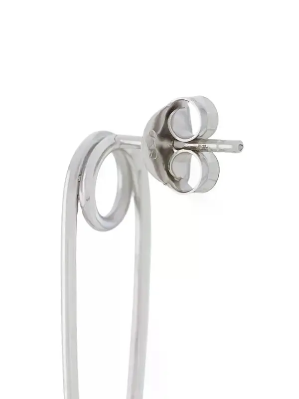 TRUE ROCKS Safety Pin Stud Earring - Silver