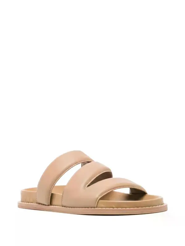 Senso Luka Leather Sandals - Brown