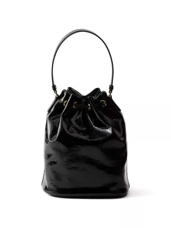 Prada Duet Bucket Bag - Black