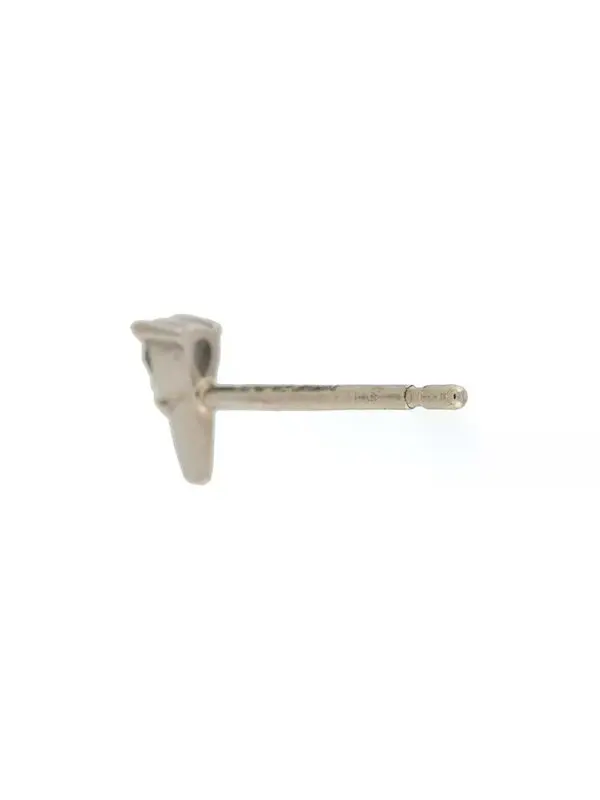 LE STER 18kt White Gold Diamond Stud Single Earring