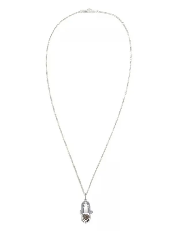 CAPSULE ELEVEN Sterling Crystal Pendant Necklace - Silver