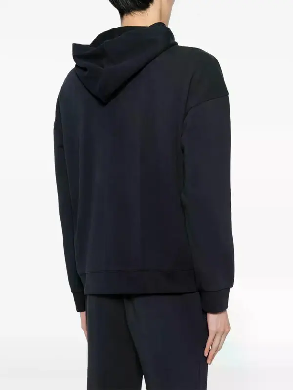 Corneliani Cotton Jersey Zip-up Hoodie