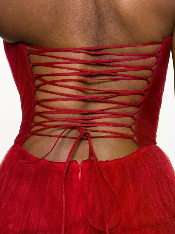 ANA RADU Tulle Maxi Dress