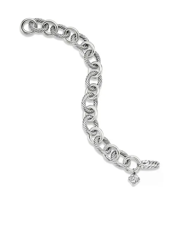 David Yurman Sterling Oval Link Chain Bracelet