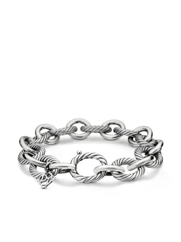 David Yurman Sterling Oval Link Chain Bracelet