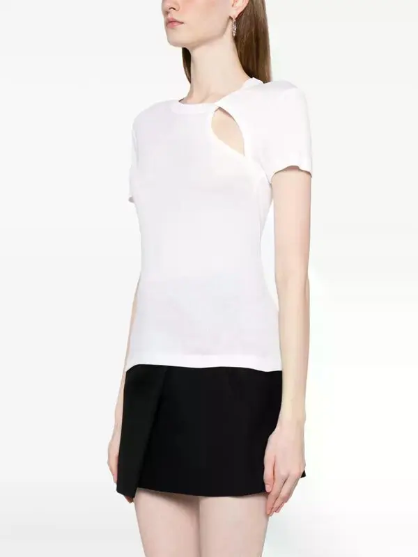 Helmut Lang Asymmetric Short-sleeve Top