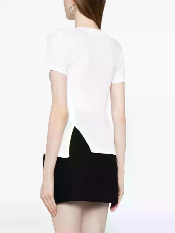 Helmut Lang Asymmetric Short-sleeve Top