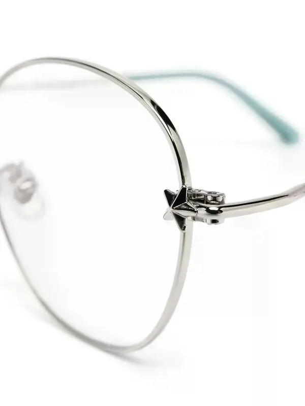 JIMMY CHOO Round Frame Glasses