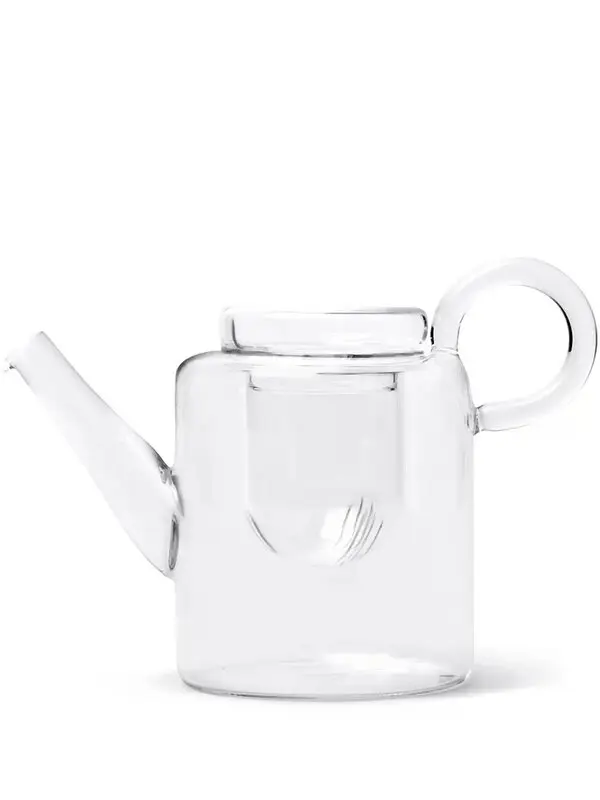 ICHENDORF MILANO Piuma Large Glass Teapot - White