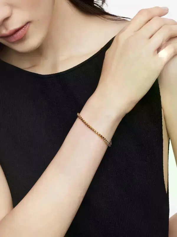 David Yurman 14kt Yellow Box Chain Bracelet - Gold