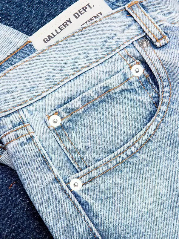 GALLERY DEPT. Cotton Flared Jeans - Blue