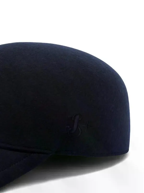 JIL SANDER Embroidered-logo Wool Felt Cap