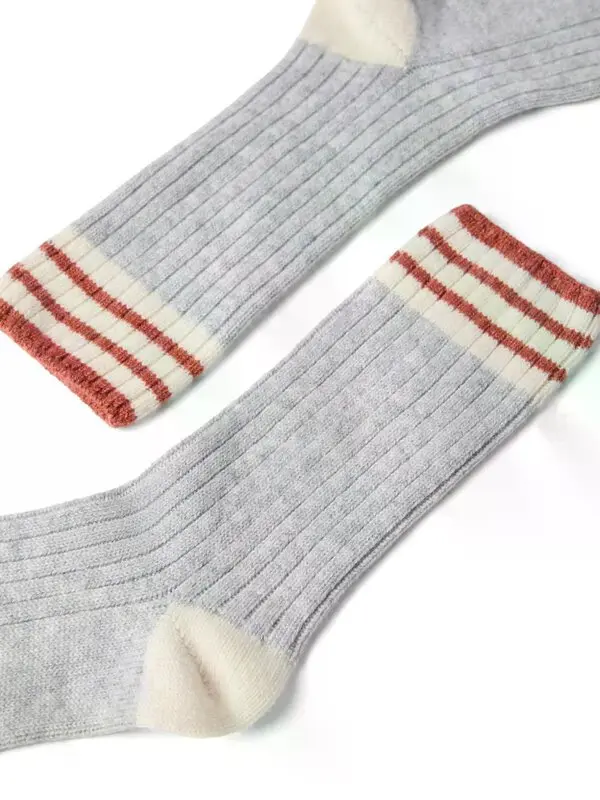 Brunello Cucinelli Cashmere Ribbed Crew Socks