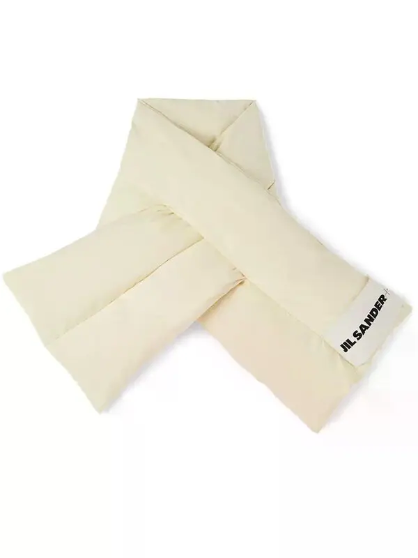 JIL SANDER Padded Down Scarf - Neutrals