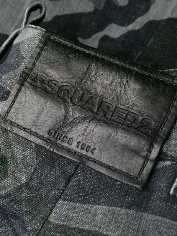 Dsquared2 Camouflage Print Cargo Trousers