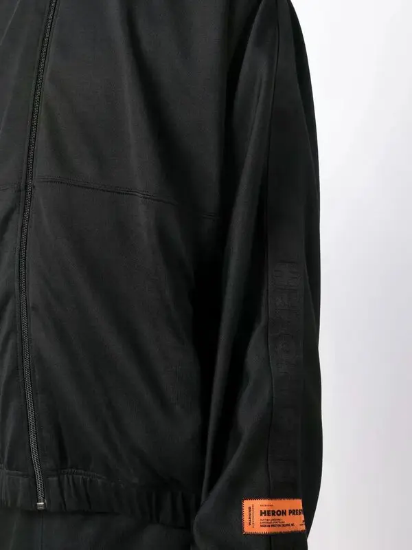 Heron Preston Logo-print Zip-up Jacket - Black