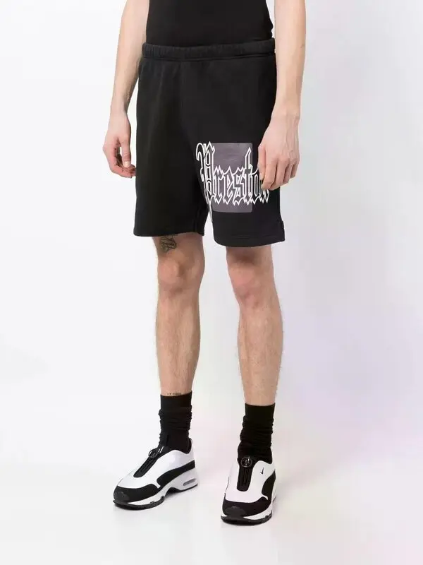 Heron Preston Colour Block Logo Track Shorts