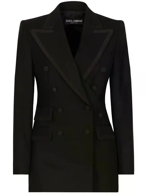 Dolce & Gabbana Twill Double-breasted Blazer