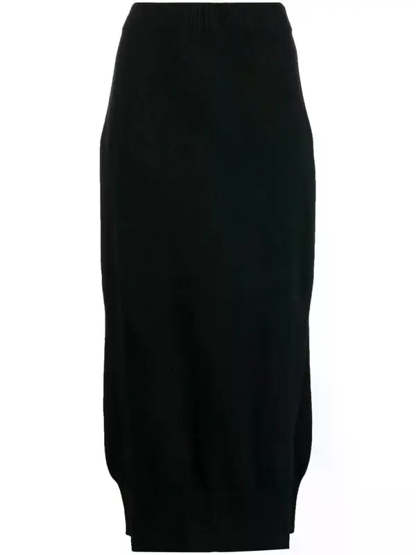 BARRIE High-waisted Knit Midi Skirt