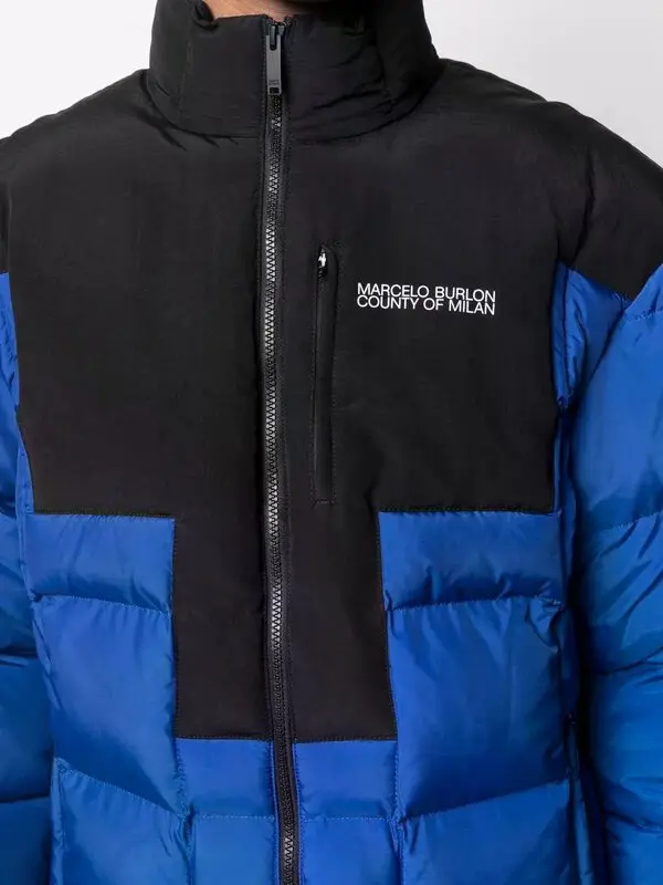 COUNTY OF MILAN Quilted Cross Block Jacket
