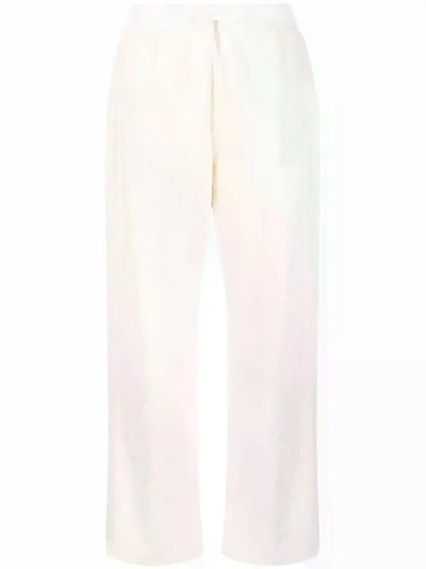 AMBUSH Monogrammed Terrycloth Wide-leg Trousers