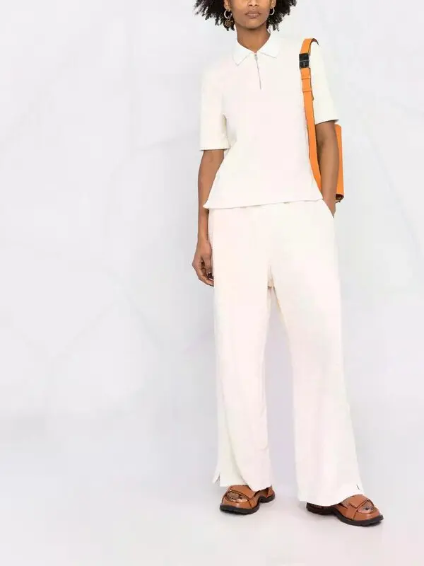 AMBUSH Monogrammed Terrycloth Wide-leg Trousers