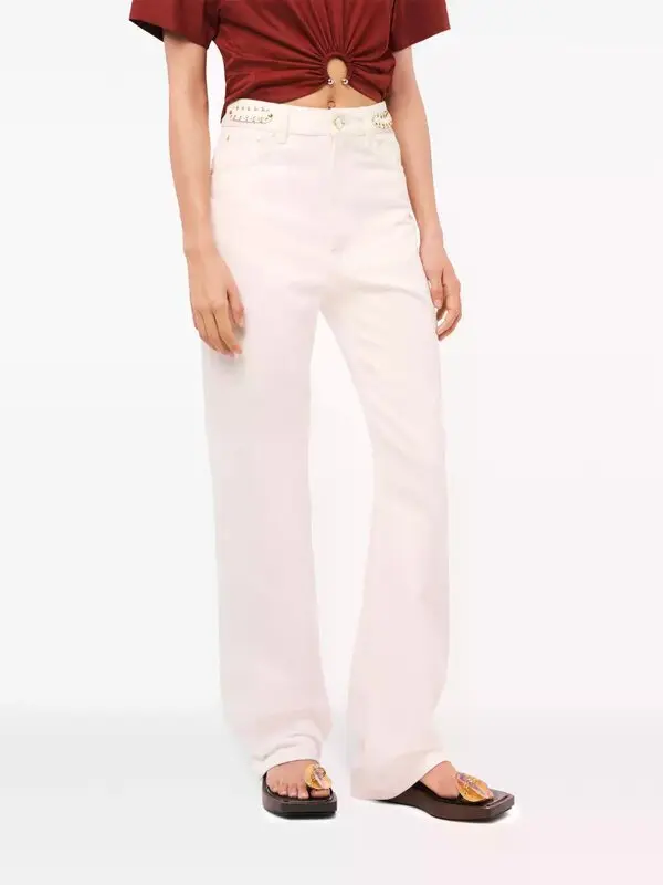 Rabanne Paillette-embellished Flared Jeans