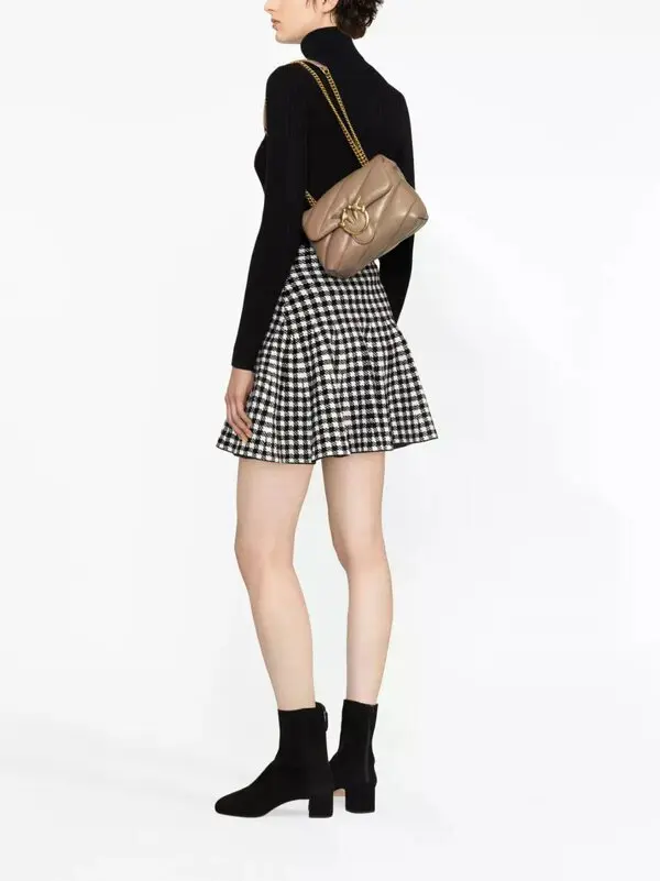 Pinko Maxi Quilt Shoulder Bag - Brown