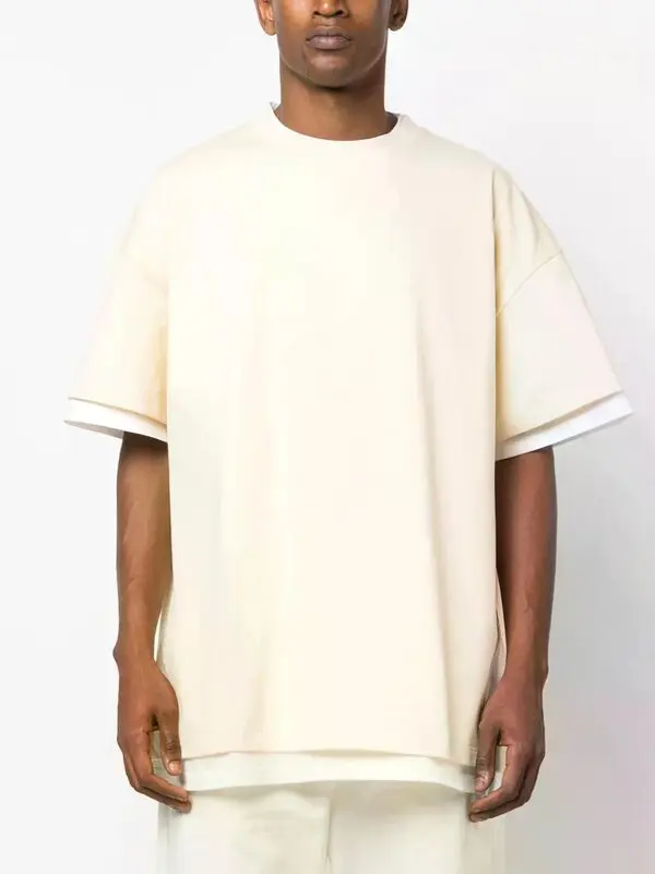 JIL SANDER Logo-print Two-tone T-shirt