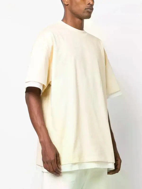 JIL SANDER Logo-print Two-tone T-shirt