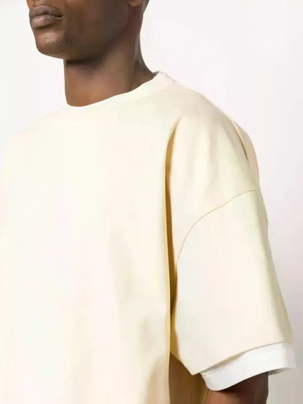 JIL SANDER Logo-print Two-tone T-shirt