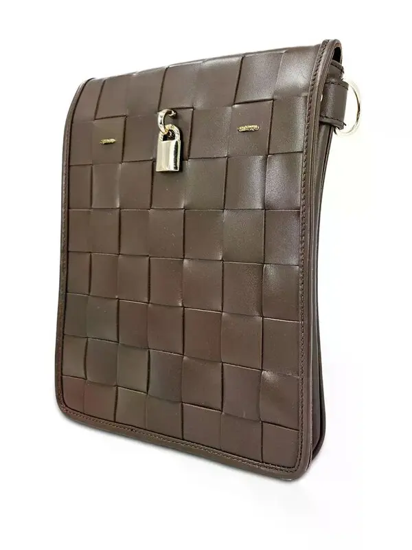 MADISON MAISON Woven Crossbody Bag - Brown