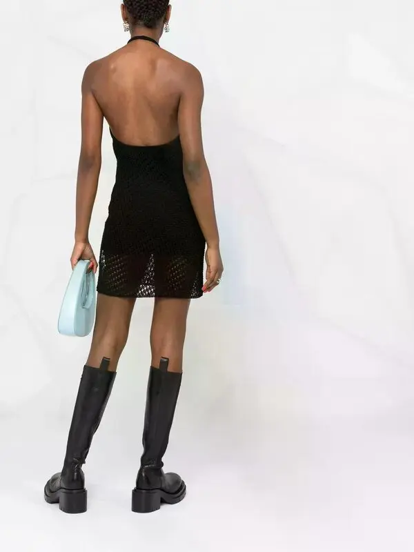 1017 Alyx 9sm Crochet Mini Dress
