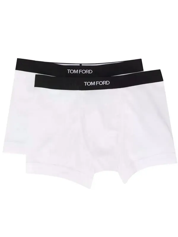 TOM FORD Logo Waistband Boxers - White