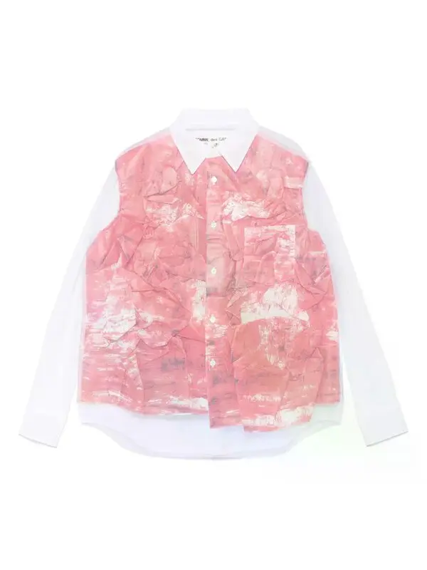 Comme Des Garçons Paneled Shirt