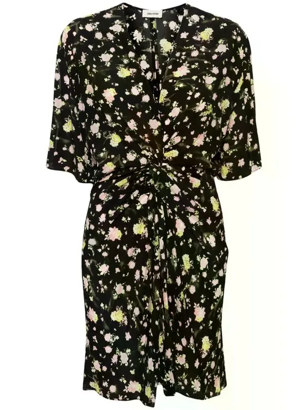 Zadig&Voltaire Rozom Floral-print Mini Dress