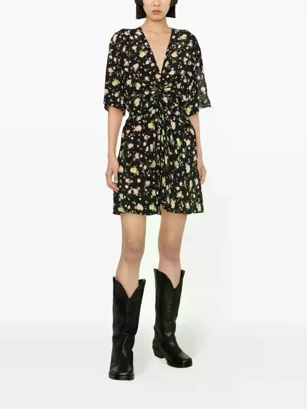 Zadig&Voltaire Rozom Floral-print Mini Dress