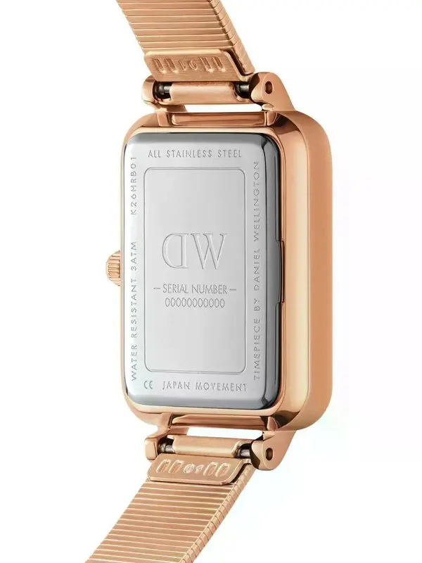 DANIEL WELLINGTON Quadro Pressed Studio Lumine Rectangular Watch