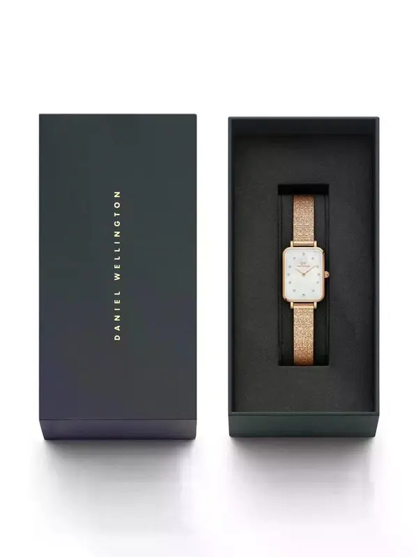 DANIEL WELLINGTON Quadro Pressed Studio Lumine Rectangular Watch
