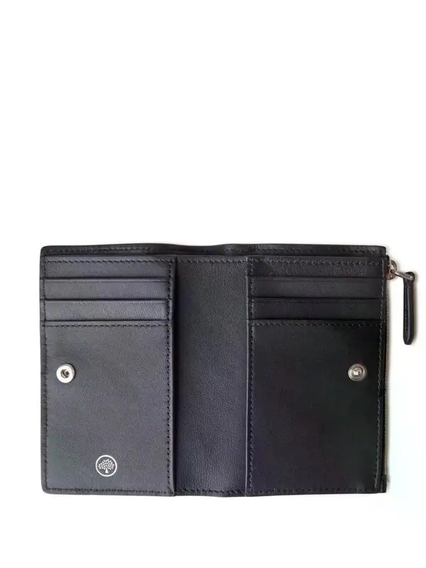 Mulberry Continental Bi-fold Leather Wallet - Black